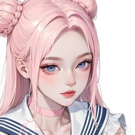 Pink Purple Hair Pink Hair Anime Girl With Pink Hair Sad Anime Girl