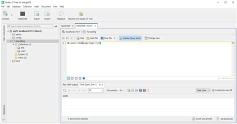몽고db 비교 문법 출력이 안 됩니다 인프런 커뮤니티 질문and답변