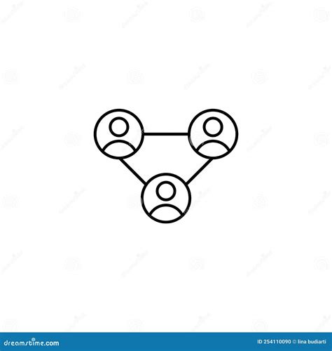 Structure Icon Vector Stock Vector Illustration Of Teamwork 254110090