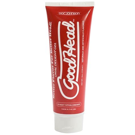 Goodhead Oral Delight Gel 4 Oz Strawberry Bulk