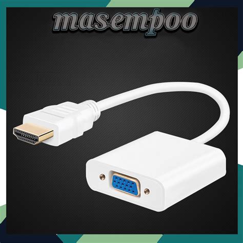 Jual Converter Hdmi To Vga Putih Adapter Shopee Indonesia