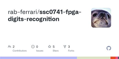 Github Rab Ferrari Ssc Fpga Digits Recognition