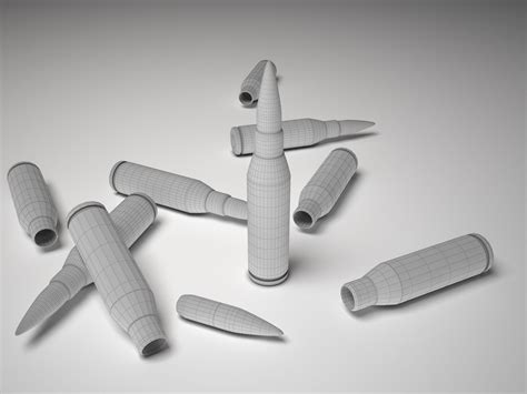 50 Cal Bullet Modelo 3d 19 Max Unknown Free3d