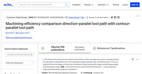 Machining Efficiency Comparison Direction Parallel Tool Path With Contour Parallel Tool Path