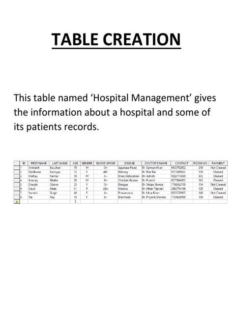 Open Office Base Class 10 Project Pdf
