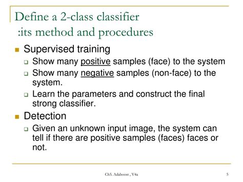 Ppt Ch5 Adaboost For Building Robust Classifiers Powerpoint