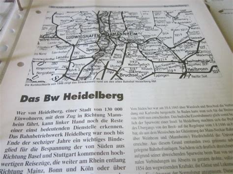 Bahnbetriebswerk Mit Gleisplan 9n Bw Heidelberg 18s Eur 8 98 Picclick De
