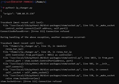 python Как в Tor сделать смену ip адреса каждые 30 секунд Stack