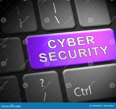 Cyber Security Solutions Threat Solved 3d Illustration Stock