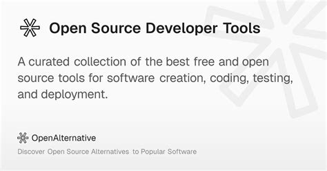 Best Open Source Developer Tools 2025