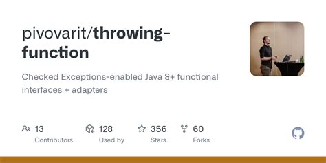 github pivovarit throwing function checked exceptions enabled java 8 functional interfaces