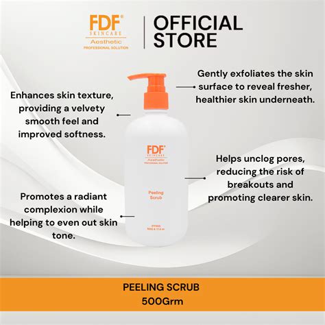Peeling Scrub 500g Fdf Skincare