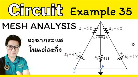 ทบทวนตัวอย่างการวิเคราะห์แบบเมชกันครับ😀 วงจรไฟฟ้า Circuit Facebook