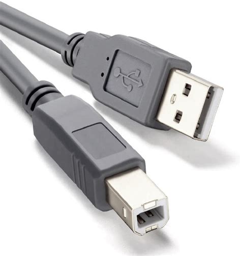 Fedus 5 M Grey Usb 2 0 Printer Cable Scanner Cable A Male To B Male For
