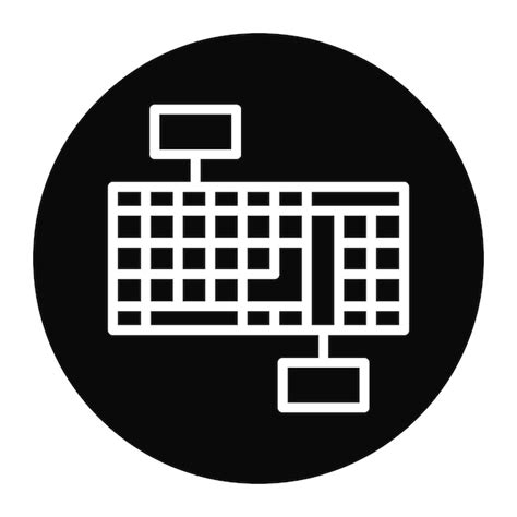 Premium Vector Keyboard Mapping Icon Vector Image Can Be Used For
