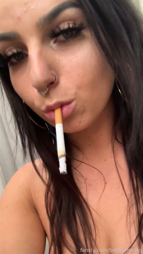 Beth Smoking Outside