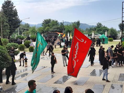 مراسم عاشورای حسینی در امامزادگان آقا سید مرتضی و سید ابراهیم