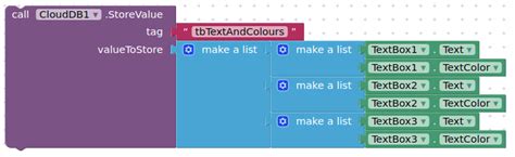 Saving Multiple Lists Mit App Inventor Help Mit App Inventor Community
