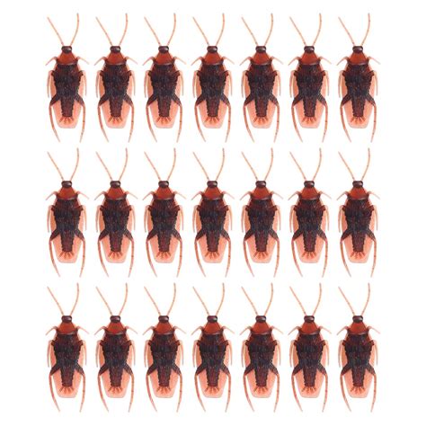 100 Pcs Snake Toy Simulation Cockroach Party Cockroach Prop 700x200x0