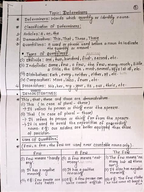 Determiners Pdf Grammatical Number Plural