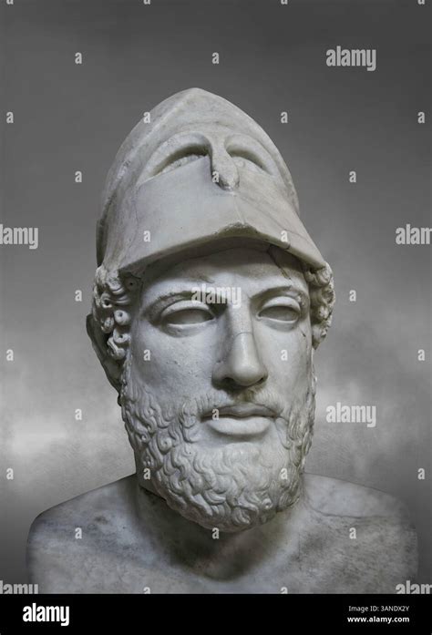 Roman Portrait Herm Of Pericles Greek General And Politician Dates