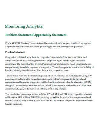 Sample Analytics Problem Statement 8 IN PDF