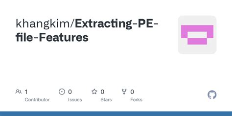 Github Khangkimextracting Pe File Features