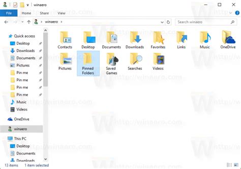 Rename Quick Access Pinned Folders In Windows 10