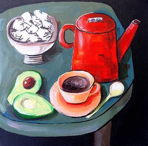 ნატურმორტი ავოკადოთი Gemarket Art