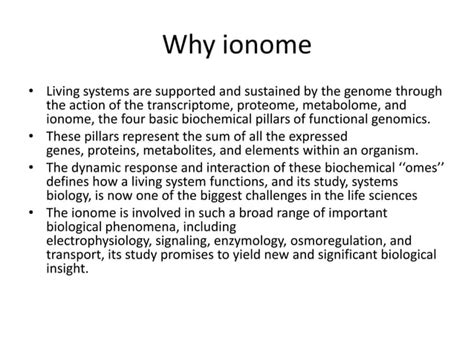 Ionomics Pptx