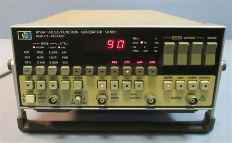 Hp 8116a Pulse Function Generator 50mhz Hp Ib Used Etech Surplus