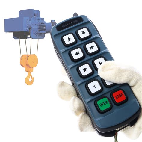 Hr 8dk Quick Delivery Import Button 8 Buttons Double Speed Crane Hoist Lift Handle Industrial