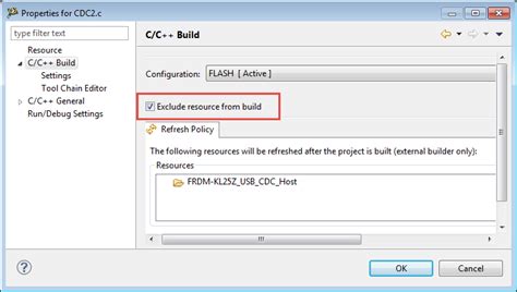 Exclude Source Files From Build In Eclipse Mcu On Eclipse