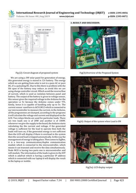 Irjet Iot Based Energy Management System Including Renewable Energy Using Arduino And Zig Bee