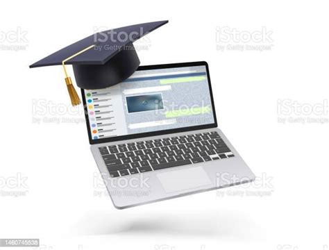 졸업 모자를 가진 노트북 3d 벡터 배너 0명에 대한 스톡 벡터 아트 및 기타 이미지 0명 3차원 형태 금융 Istock