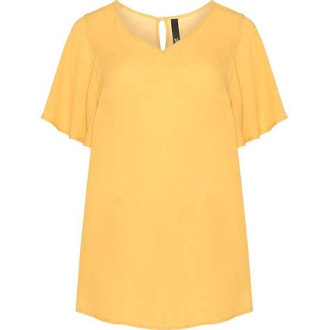 Manon Baptiste Curcuma Plus Size Butterfly Sleeve T Shirt