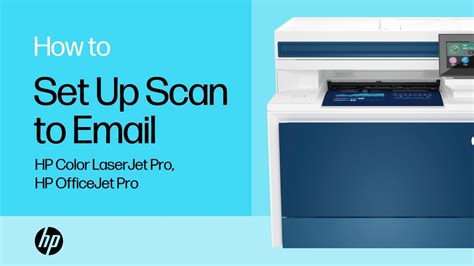 Hp Color Laserjet Pro Mfp 4301 4302 4303 Set Up And Scan To Email