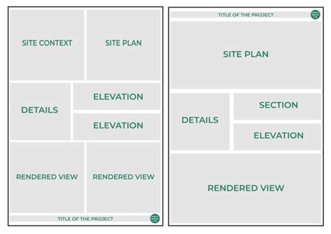 Architecture Sheet Composition Guide Architecture Presentation