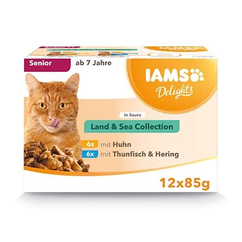 Katzenfutter Senior Iams Delights Senior Katzenfutter Nass 2025