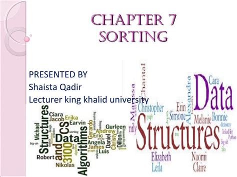 Sorting Ppt