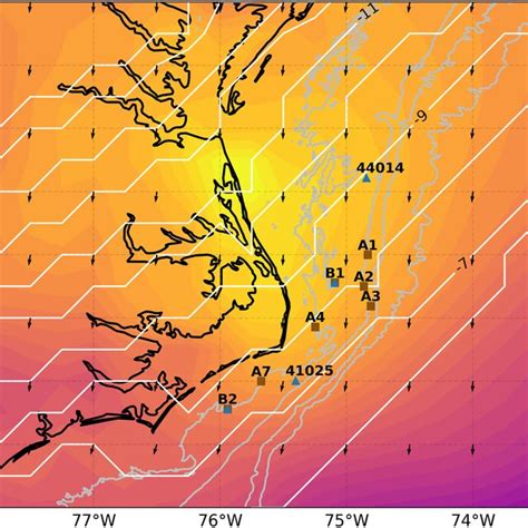 Correlation Map Between Along‐shelf And Cross‐shelf Velocities At The Download Scientific