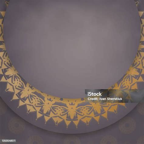 타이포그래피를 위해 준비된 고급스러운 골드 패턴의 브라운 컬러의 엽서 템플릿 0명에 대한 스톡 벡터 아트 및 기타 이미지 0
