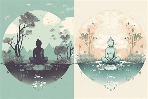 Premium Ai Image Conceptual Illustrations Representing Mindfulness