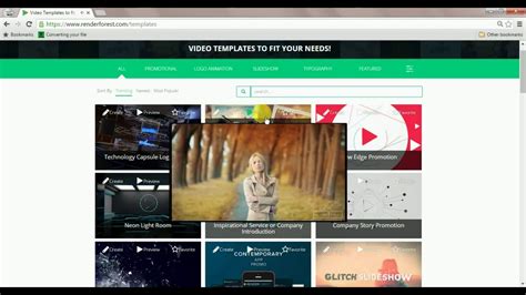 how to make an intro for youtube videos for free using renderforest
