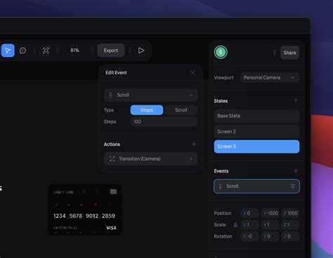Scroll Interaction And Scenes 3d Ui Interactive Web Design With