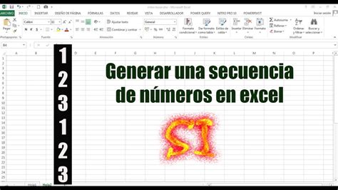 Como Poner Una Secuencia De Numeros En Excel Image To U