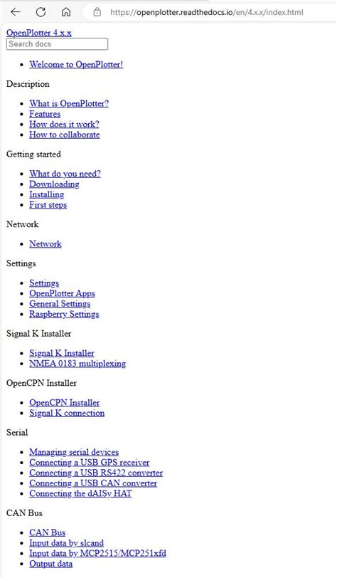 Openplotter 4 Roadmap