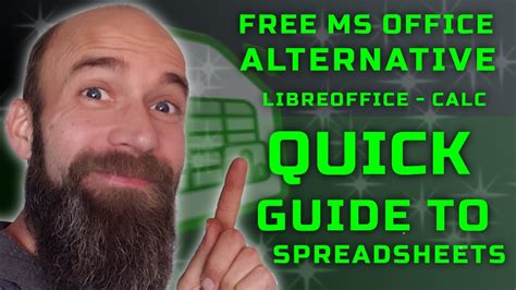 Libreoffice Calc Quick Guide To Spreadsheets