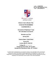 20049126 Achal Dahal Pdf Module Code Module Title CS4001NI