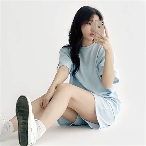 데이지클로젯 Set 아이스 분또 쿨링 냉장고 여름 오버핏 반팔 티셔츠 반바지 세트